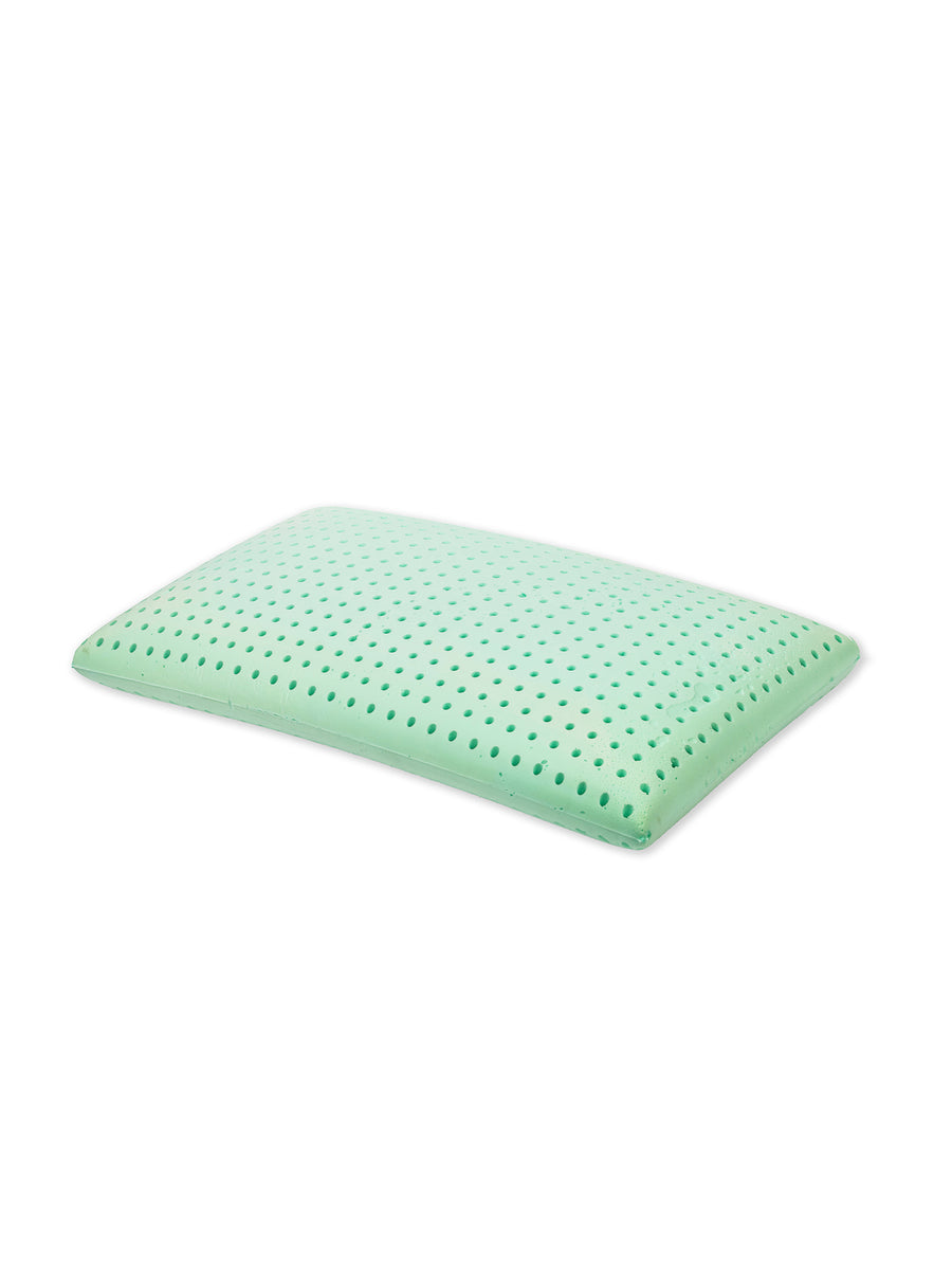 Oreiller mousse mémoire haute densité infusé à l'Aloe Serenita | Dolce ...